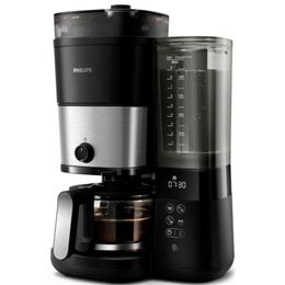 HD7900/01 Kaffeemaschine Schwarz, Silber Fassungsvermögen Tassen=10 mit Mahlwerk, Timerfunk - Philips