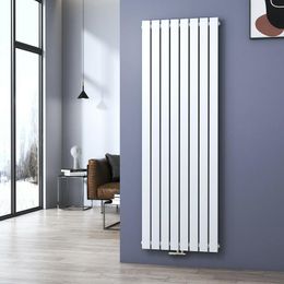 Meykoers - Heizkörper Design Flachheizkörper 180x62cm Vertikal Einzelne Schicht Mittelanschluss 1265W - 1800x620mm Einlagig Weiß Radiator