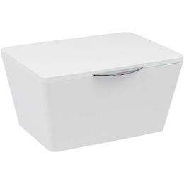 Aufbewahrungsbox mit Deckel Brasil Weiß, Aufbewahrung & Organisation, Weiß, Kunststoff (tpe) weiß - weiß - Wenko