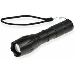 LED-Taschenlampe CTL10 Zoom, 10 w, schwarz, 350 lm, 136x37 mm - Chilitec