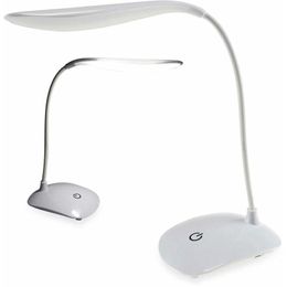 LED-Schreibtischleuchte 23107, mit Touch-Schalter, 6000K, weiß - Chilitec