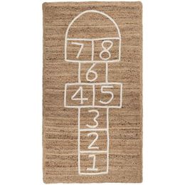 Kinderteppich Marelle - Jute 80x150 cm Atmosphera Beige