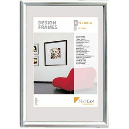 The Wall - Kunststoff Bilderrahmen Design Frames silber, 61 x 91,5 cm Kunststoffrahmen