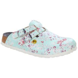 Birkenstock - ESD-Clog Kay, Größe 41, Flower Field Mint, schmal