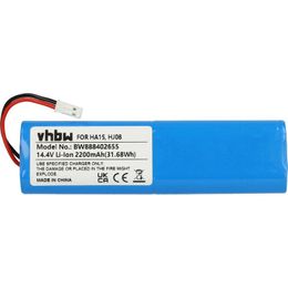 vhbw - 1x Akku Ersatz für Medion HJ08, HA15 für Staubsauger (2200 mAh, 14,4 v, Li-Ion)