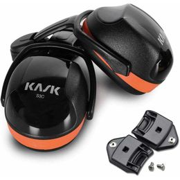 Kask - Gehörschutz Set für Schutzhelme Plasma, Superplasma & hp - Farbe:orange