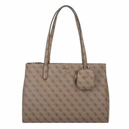 Guess Power Play Shopper Tasche 40 cm latte logo