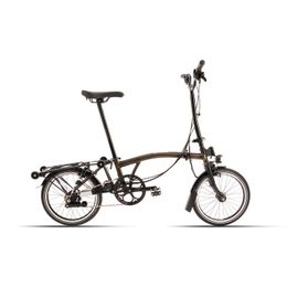 Brompton C-Line Explore - 16 Zoll 6N Faltrad - Gloss Black Laquer