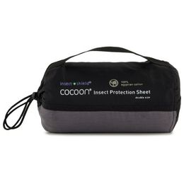 Cocoon - Insect Shield Protection Sheet - Reisedecke Gr 200 x 100 cm with Insect Shield Schwarz/Grau