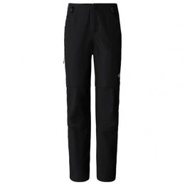 The North Face - Women's Exploration Conv Straight Pants - Trekkinghose Gr 6 - Short schwarz