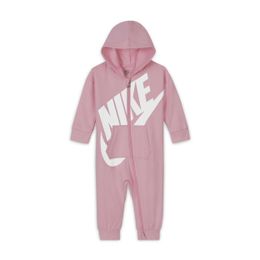 Nike Overall mit durchgehendem Reißverschluss für Babys (0–12 Monate) - Pink