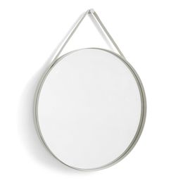 Hay - Strap Mirror No. 2 , Ø 70 cm, hellgrau