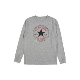 Converse Shirt Jungen Gr&ouml;&szlig;e 128/140 graumeliert / rot / schwarz