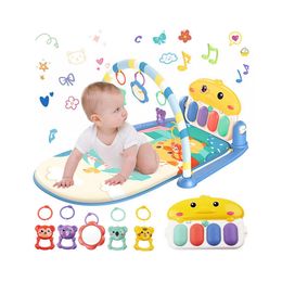 Krabbeldecke Spielmatte Spielbogen Baby Lernmatte Musik Spieldecke Erlebnisdecke
