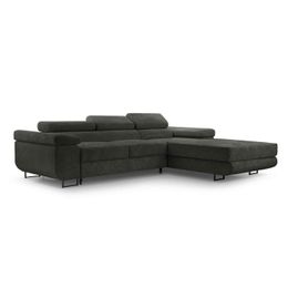 Furnix Ecksofa NILLONA L-Sofa Polsterecke mit Schlaffunktion Bettkasten