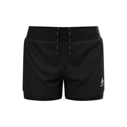 Odlo Trainingsshorts Damen Laufshorts ZEROWEIGHT 3 2IN1 (1-tlg)