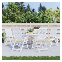 vidaXL Gartenstuhl Gartenstuhl-Kissen 6 Stk. Beige 50x50x3 cm Oxford-Gewebe