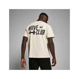 MP FIBO Oversized Move Club T-Shirt – Vintage-Weiß - XXS - XS