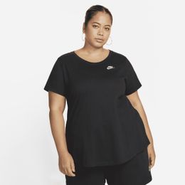 Nike Sportswear Club Essentials Damen-T-Shirt - Schwarz