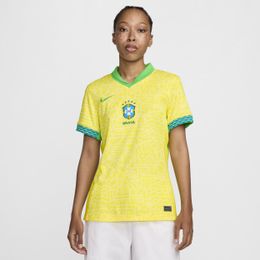 Brazil 2024 Stadium Home Nike Dri-FIT-Replica-Fußballtrikot für Damen - Gelb