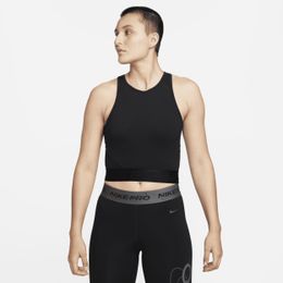 Nike Pro Dri-FIT Crop Top für Damen - Schwarz