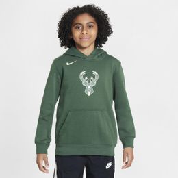 Milwaukee Bucks Club Nike NBA-Fleece-Hoodie für ältere Kinder - Grün