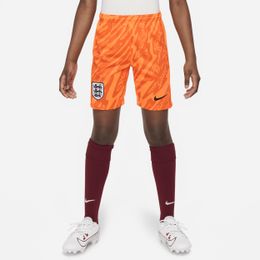 England 2024 Stadium Away Nike Dri-FIT Replica Fußballshorts für ältere Kinder - Orange