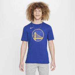 Golden State Warriors Essential Nike NBA-Logo-T-Shirt für ältere Kinder (Jungen) - Blau