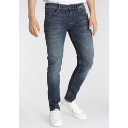 Skinny-fit-Jeans Pepe Jeans "Finsbury" Gr. 31, Länge 34, blau (dark used) Herren Jeans Skinny-Jeans