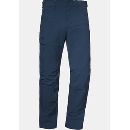 Schöffel Outdoorhose SCHÖFFEL "Pants Koper1" Gr. 52, Normalgrößen, blau (dunkelblau) Herren Hosen Outdoorhosen