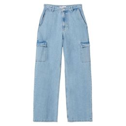 Bershka Jeans Damen Gr&ouml;&szlig;e 24/25 hellblau