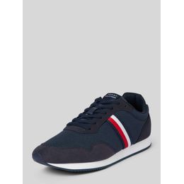 Tommy Hilfiger Sneaker in unifarbenem Design mit Kontraststreifen