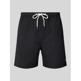 Bruun & Stengade Regular Fit Badehose mit Label-Detail Modell 'BAHIA'