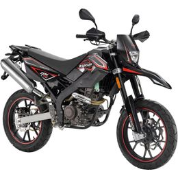 Zündapp Zündapp Motorrad ZRM 125 Supermoto E5, 124 ccm, 102 km/h, Euro 5, schwarz