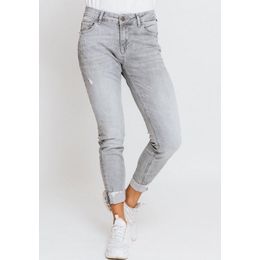 Zhrill Regular-fit-Jeans NOVA im 5-Poket-Style, grau