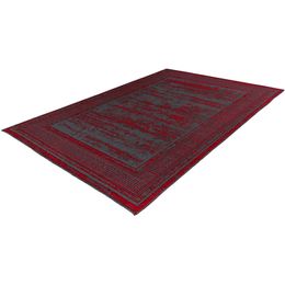 Teppich Kayoom "Kalevi 300" Teppiche Gr. B/L: 160 cm x 230 cm, 8 mm, 1 St., rot Esszimmerteppiche