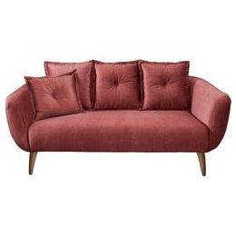 2,5-Sitzer-Sofa Baggio Koralle Velours