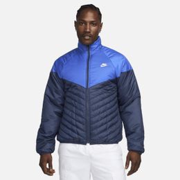 Nike Sportswear Windrunner wasserabweisende Therma-FIT-Puffer-Jacke für Herren - Blau