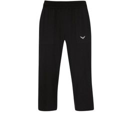 TRIGEMA Jerseyhose TRIGEMA 3/4 Freizeithose (1-tlg), schwarz