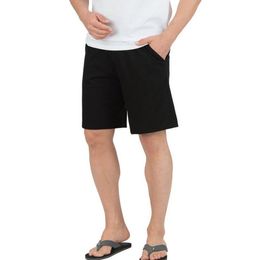 TRIGEMA Bermudas TRIGEMA Bermuda DELUXE Baumwolle (1-tlg), schwarz