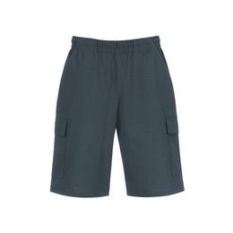 TRIGEMA Jerseyhose TRIGEMA Cargo-Bermuda aus 100% Baumwolle (1-tlg), grau