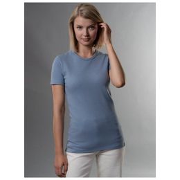 TRIGEMA T-Shirt TRIGEMA T-Shirt aus Baumwolle/Elastan (1-tlg)