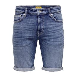 Only & Sons Only & Sons Shorts 'Ply' Herren Gr&ouml;&szlig;e 35/36 blue denim