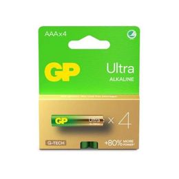 GP Battery Ultra Alkaline AAA/LR03 4-pack