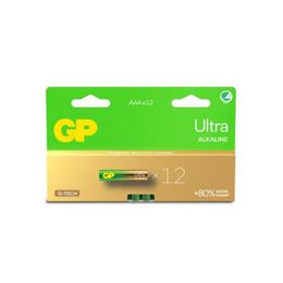 GP Battery Ultra Alkaline AAA/LR03 12-pack