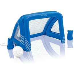 Intex Badespielzeug Wasserball Set Fun Goals Poolgame aufblasbares Tor Gewicht Ball Blau