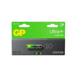 GP Battery Ultra Plus Alkaline AA/LR6 10-pack