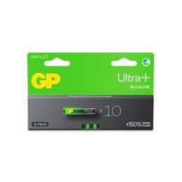 GP Battery Ultra Plus Alkaline AAA 10-pack