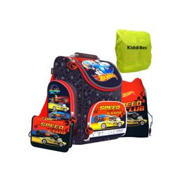 KiddiBex Schulranzen Hot Wheels (Set