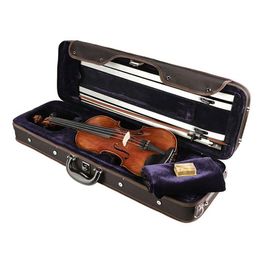 Leonardo Bowed Instruments Violine 4/4 Geige Komplett-Set Leonardo Maestro LV-5044 Bogen